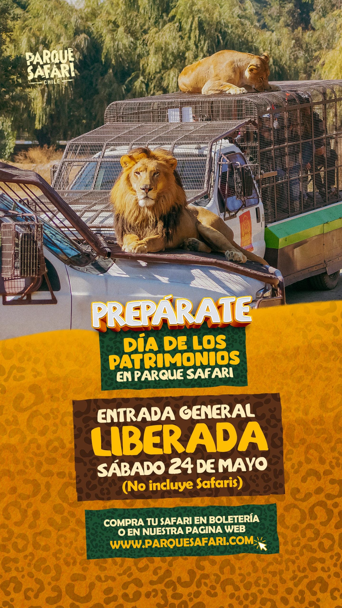 Parque Safari celebrará el Día de los Patrimonios con jornada gratuita ...