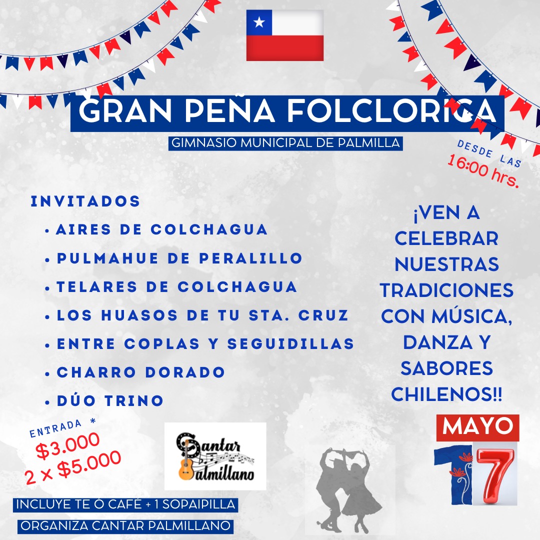 Palmilla se llena de cueca y sabor este sábado con la Gran Peña ...